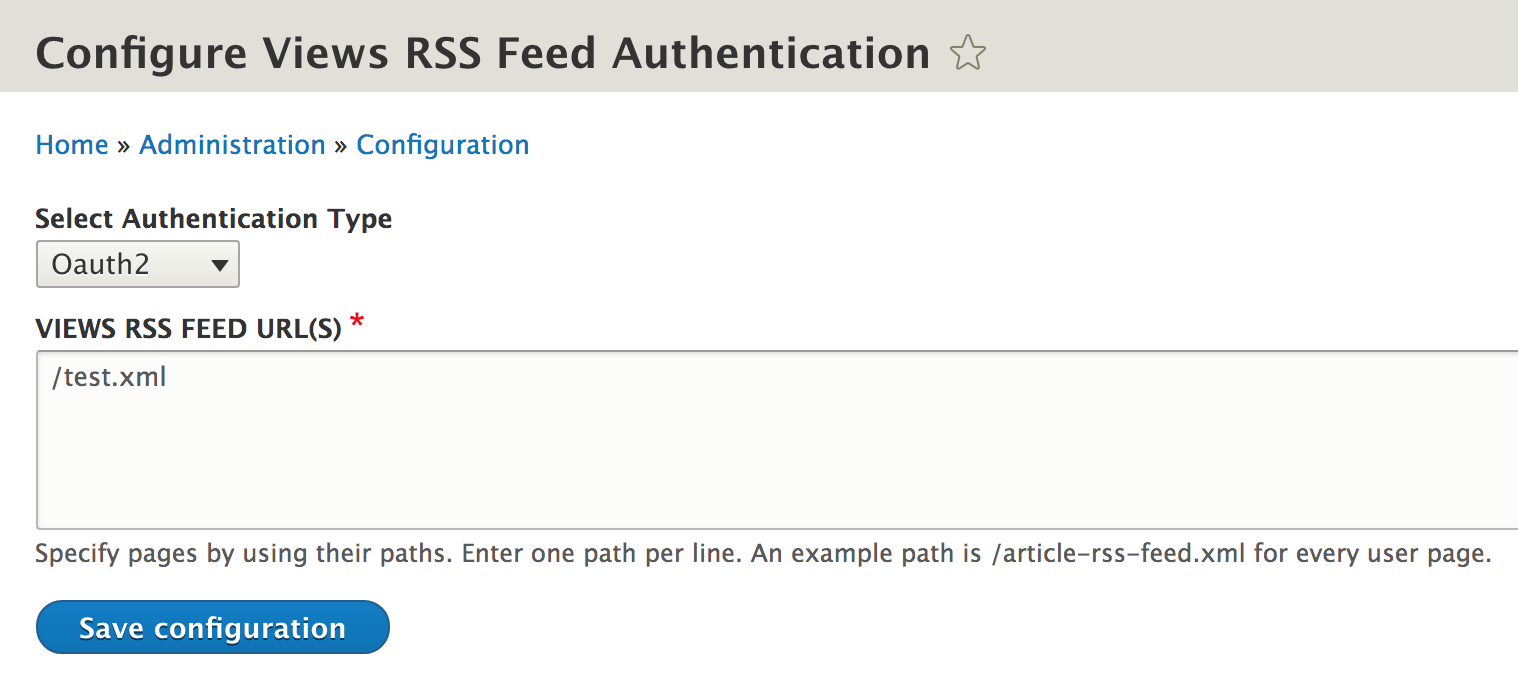Views RSS Feed Authentication | Drupal.org